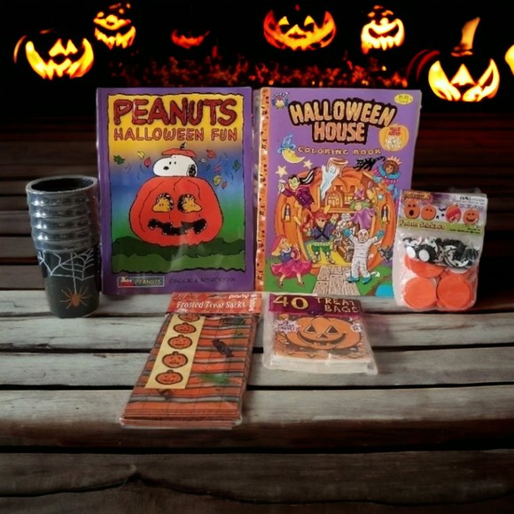 Toys | Halloween Pumpkin Coloring Activity Books Tumblers Stickers ...